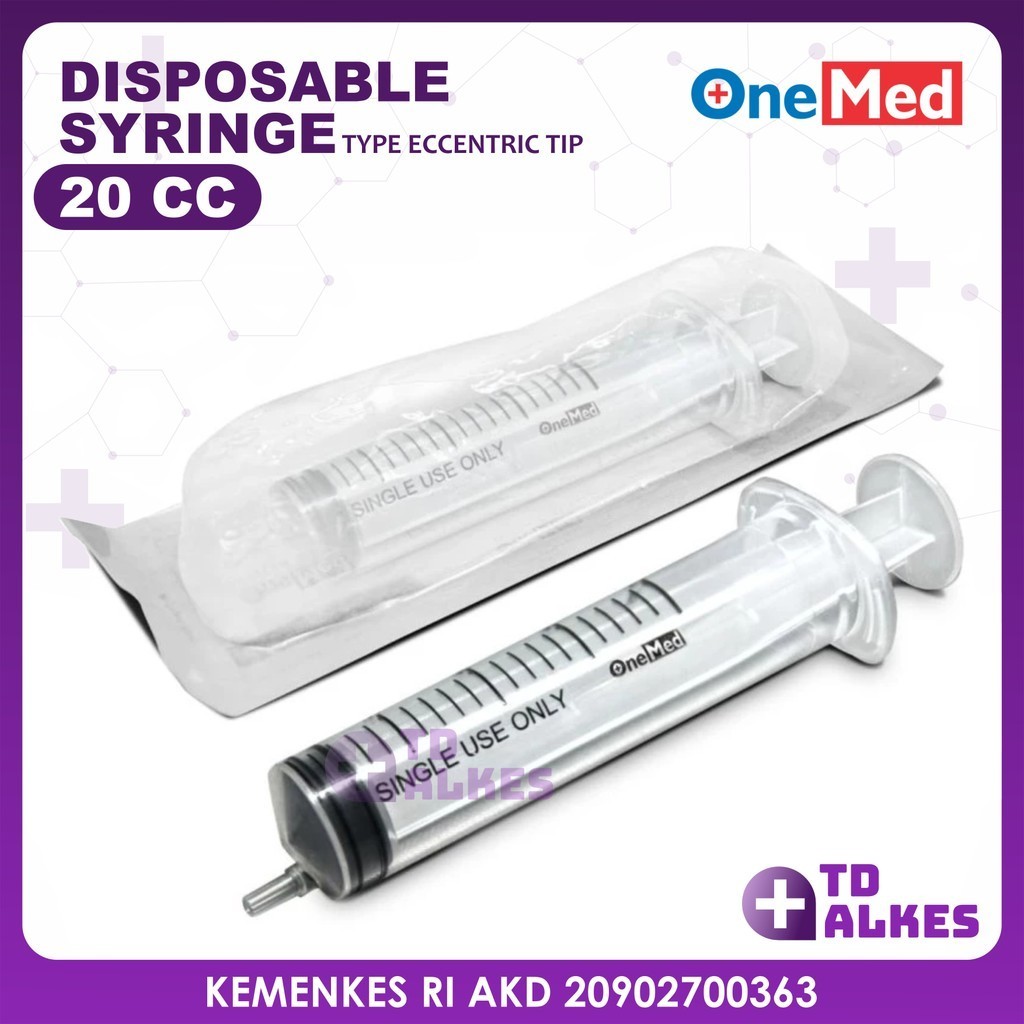 Jual Suntikan Spuit 20 ml cc Teknik Tanpa Jarum Takaran Nutrisi Onemed ...