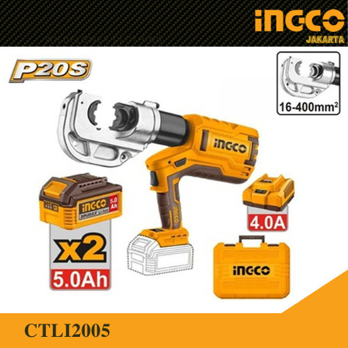 Jual Mesin Tang Press Skun Baterai 20V (120kN) P20s Corldess Hydraulic ...