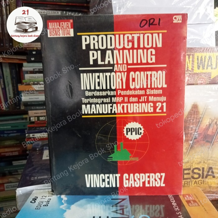 Jual BUKU PRODUCTION PLANNING AND INVENTORY CONTROL/ PPIC | Shopee ...