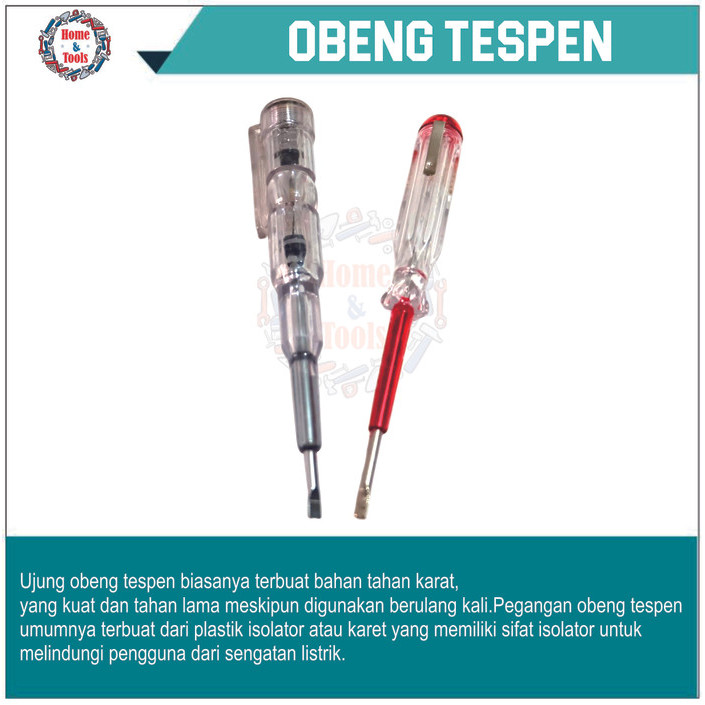 Jual Obeng Tespen / Obeng Penguji Listrik / Obeng Listrik | Shopee ...
