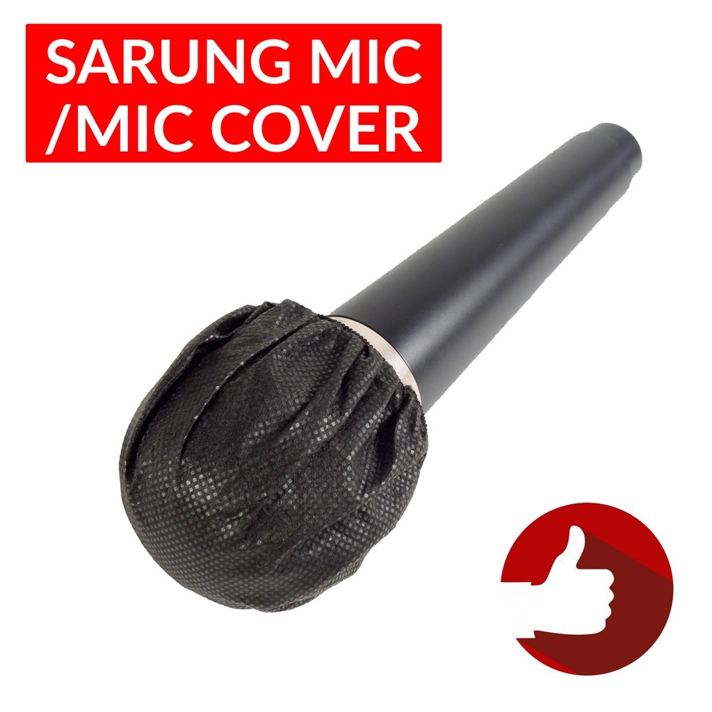 Jual Mic Cover Sarung Microphone Mic Sarung Mikrofon 1 PC HITAM MC-H ...