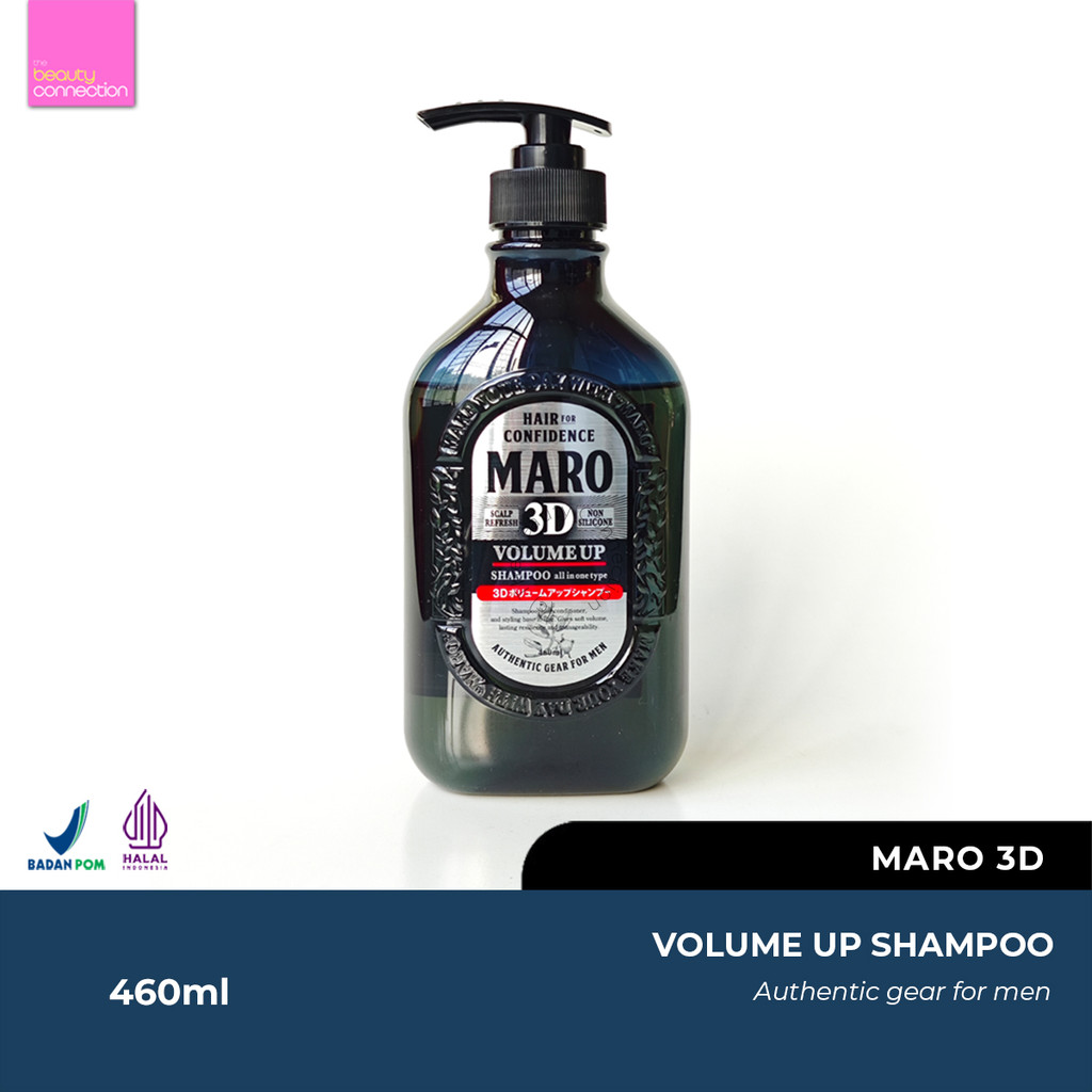 Jual MARO 3D Volume Up Shampoo EX 460ml - Shampoo Pria Untuk Rambut Berminyak & Memberikan ...