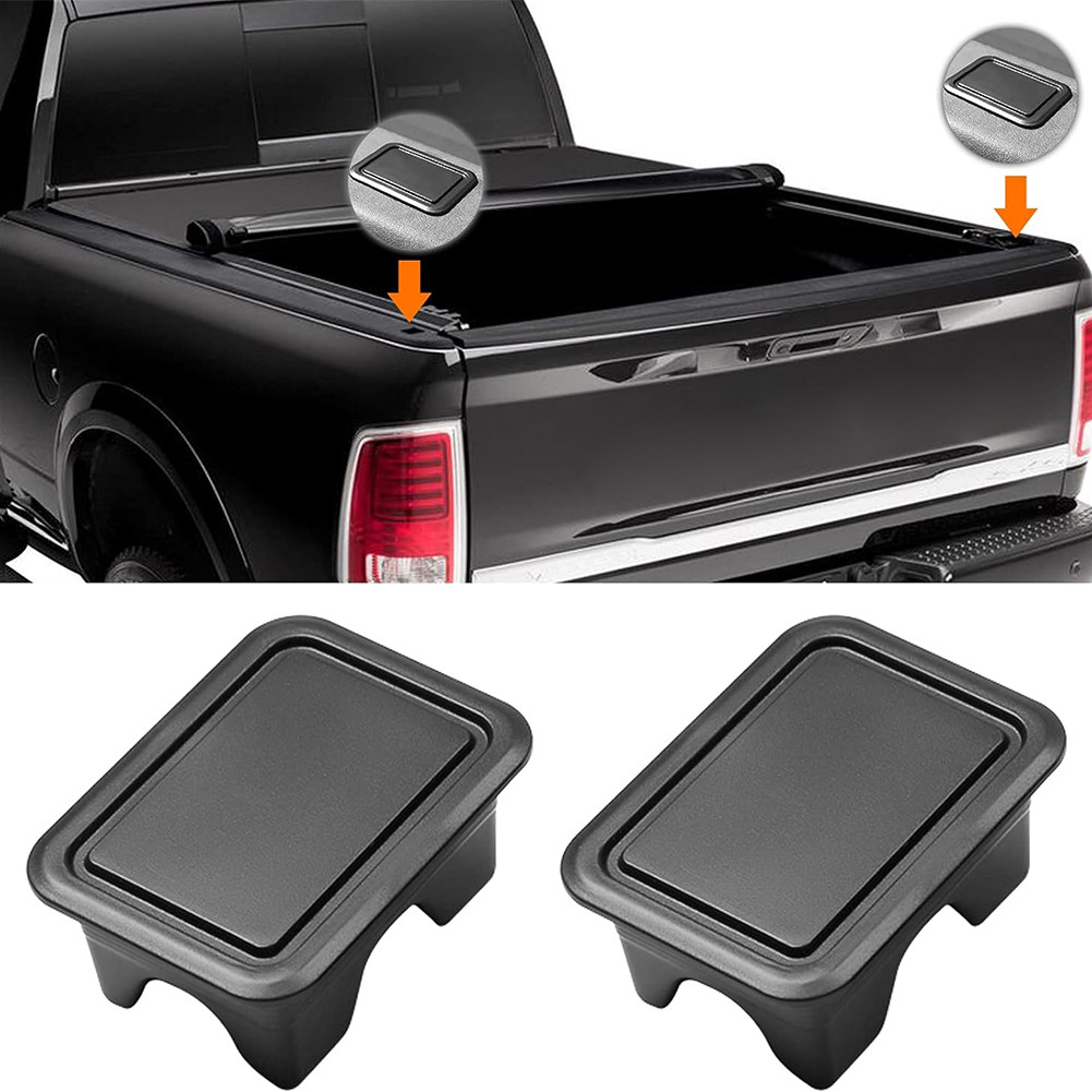 Jual 2Pcs Car Trunk Rear Bed Rail Stake Pocket Covers Truck Pickup ...