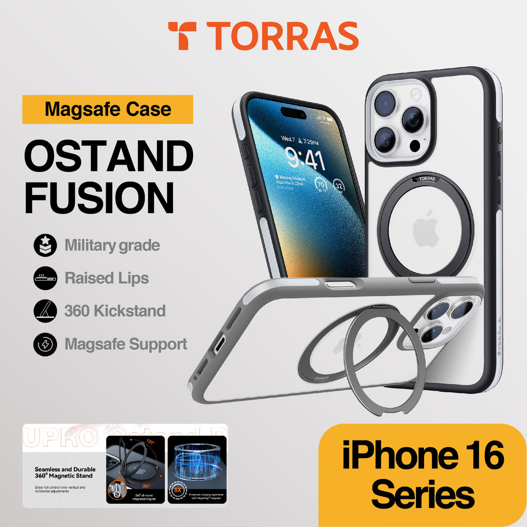 Jual Case iPhone 16 Pro Max / 16 Pro Torras Ostand R Fusion Stand ...