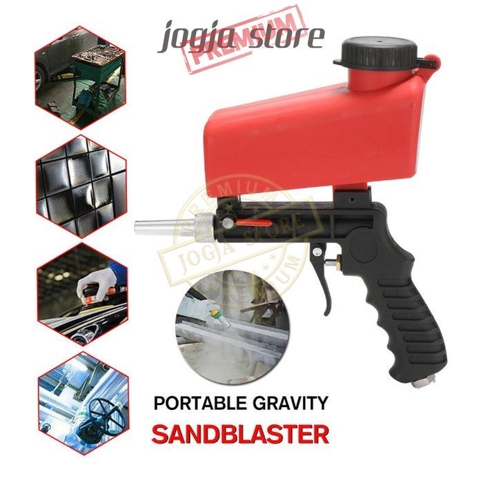 Jual Sprayer Sand Blaster / Air Spray Gun Amplas Sand Blasting Pasir Silika | Shopee Indonesia
