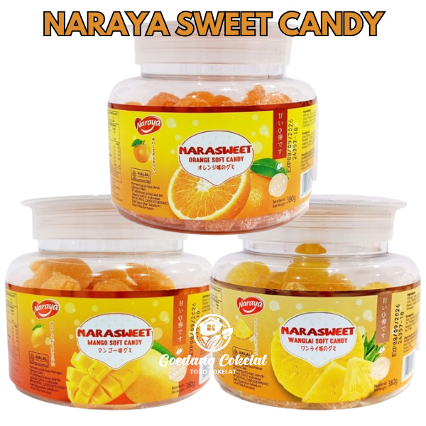 Jual Naraya Narasweet Soft Candy Permen Lunak Aneka Rasa Buah Mango ...