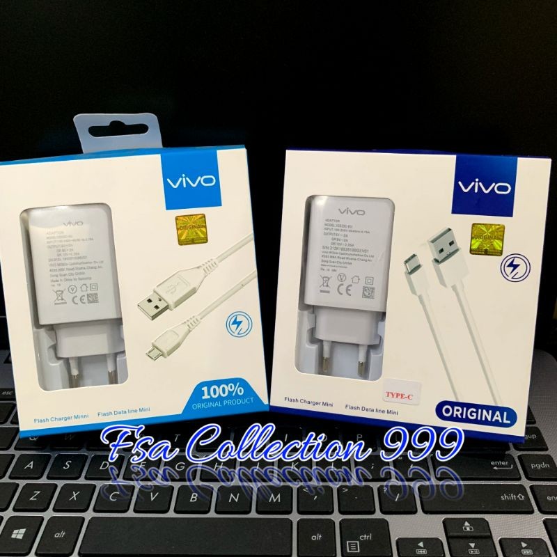 Jual [GARANSI 12 BULAN] Charger Vivo Original 100% Charger Vivo Y12 V15 ...