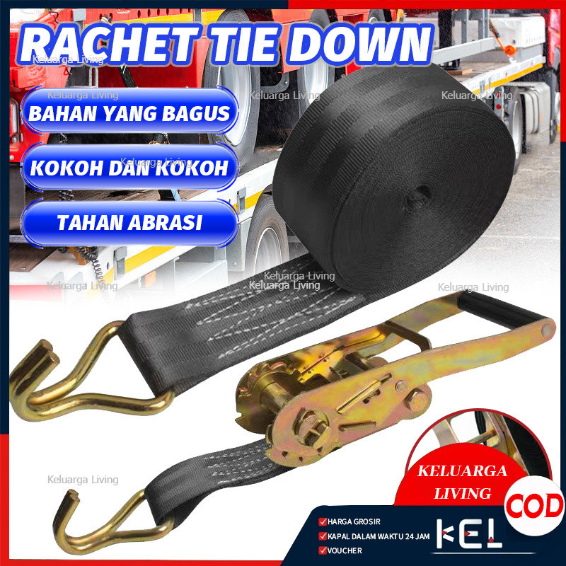 Jual 10 Ton Tali Kecepatan Ratchet Tie Down 4 cm x 6M/8M/10M 5CMx 6M/8M ...