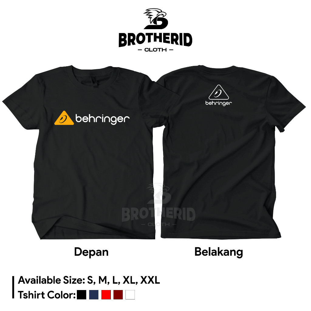 Jual Kaos Behringer Mixer Audio v2 Baju Operator Sound System Original ...
