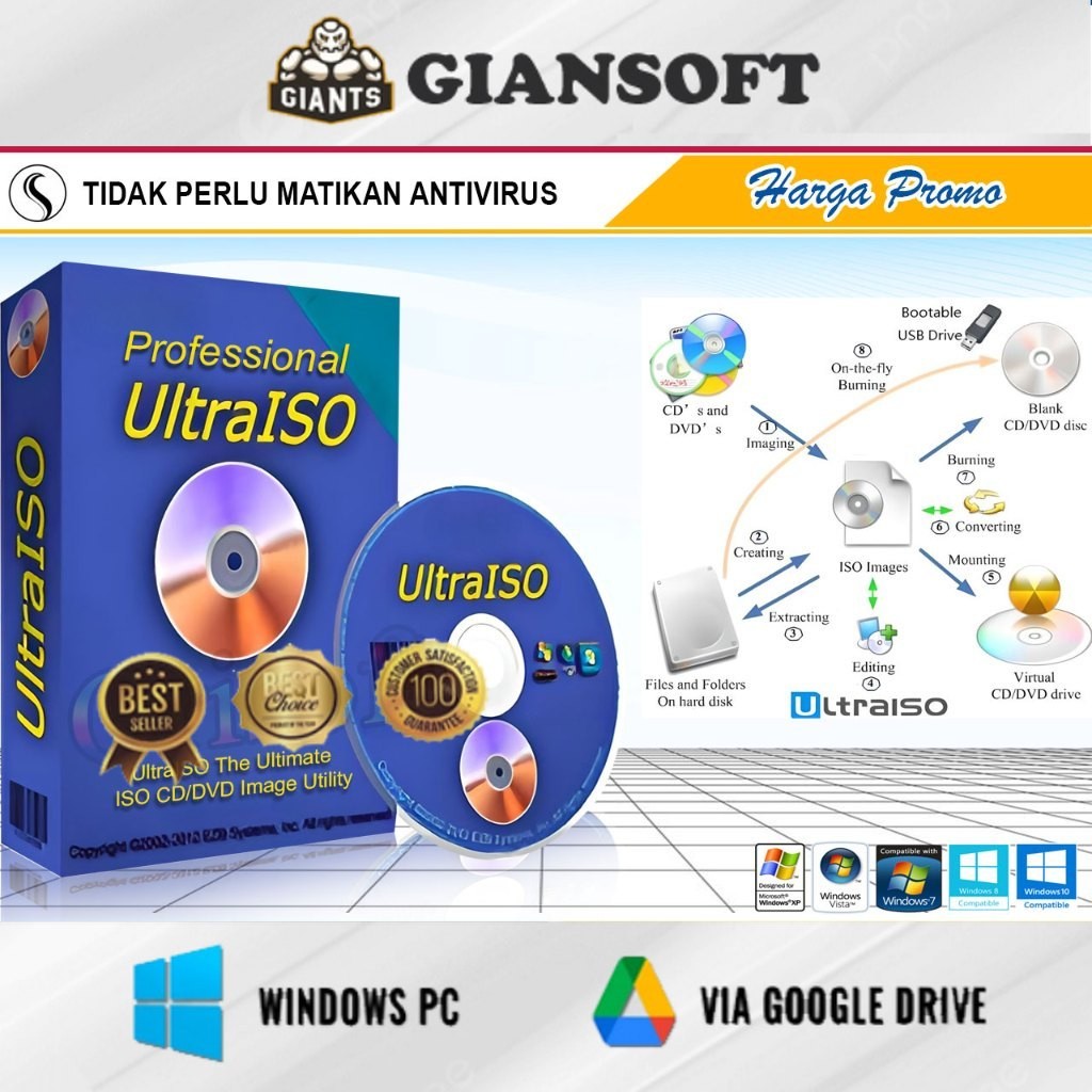 Jual Ultra Iso UltraISO Premium + Serial Key Lifetime for Windows ...