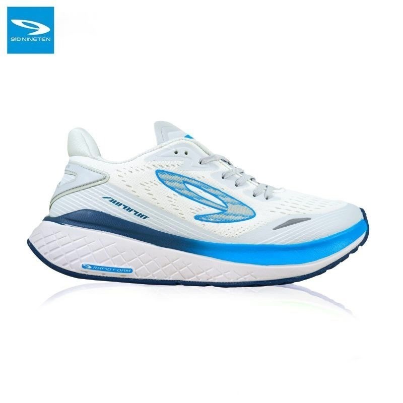 Jual 910nineten Sepatu lari / Running AURORUN / PUTIH NAVY BIRU /910 ...