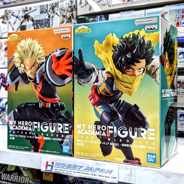 Jual My Hero Academia Figure - Izuku Midoriya & Katsuki Bakugo ( GIGO ...