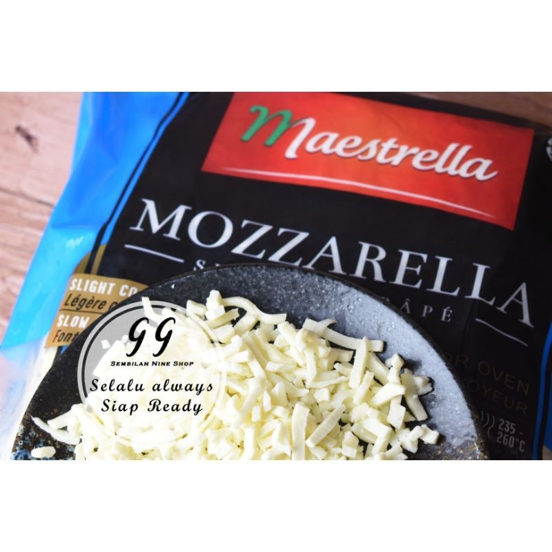 Jual Mozzarella Cheese Shredded Maestrella 250 gram Eurial | Shopee ...