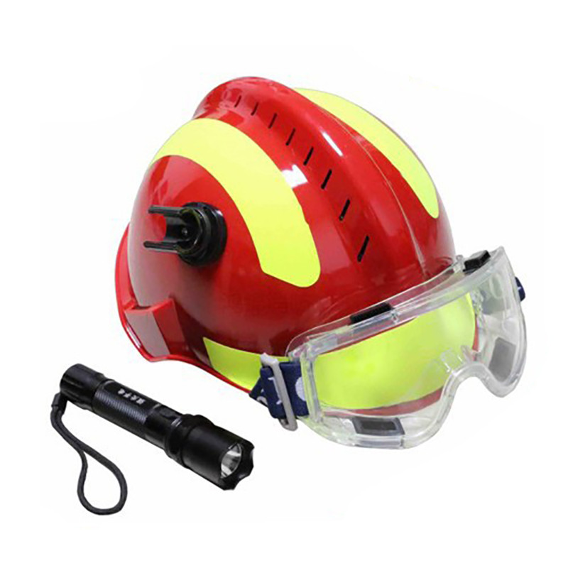 Jual Emergency Rescue Helmet Firefighter Safety Helmets Workplace Fire ...
