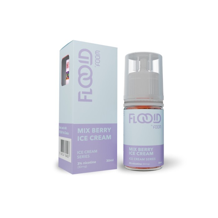 Jual Liquid Flooid by FOOM Ice Cream Series - Mix Berry Ice Cream ...