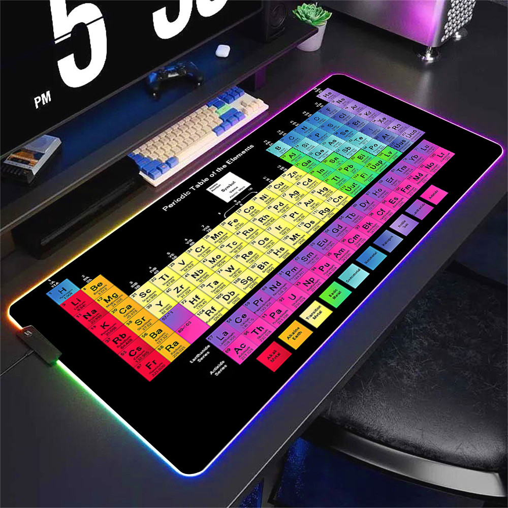 Jual Hot selling items Periodic Table of the Elements Mouse Pad Gamer ...