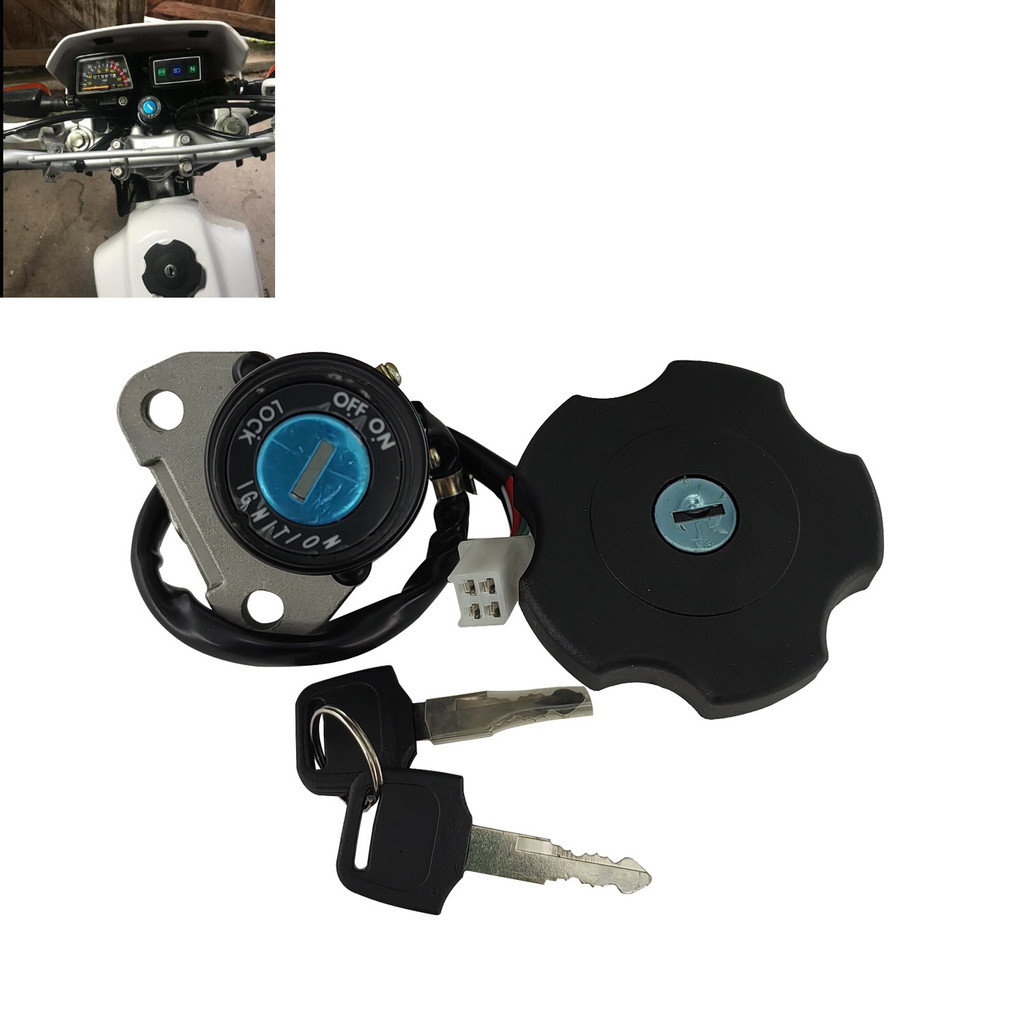 Jual Gas Tank Fuel Cap Ignition Switch Lock Key For Yamaha XT600 1990 ...