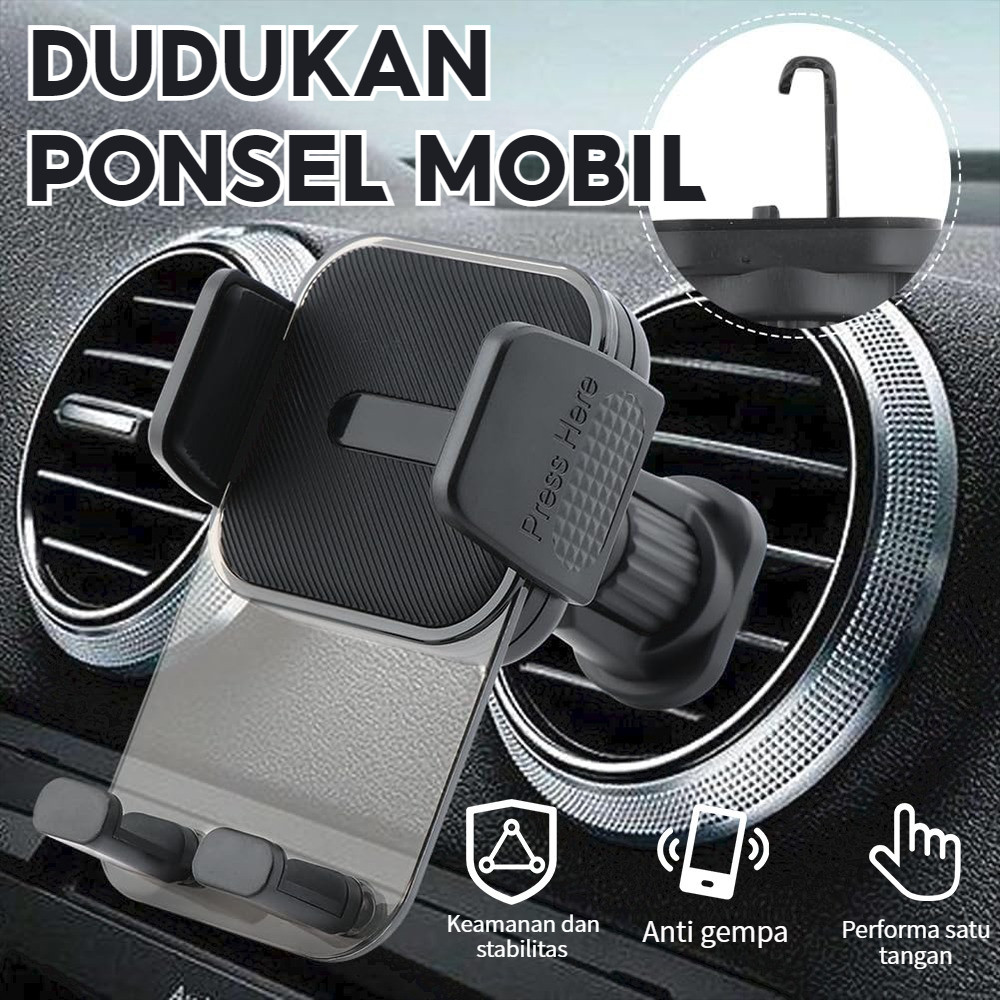 Jual Car Holder HP Mobil Air Vent Suction Car Mount Mobile Phone Holder ...