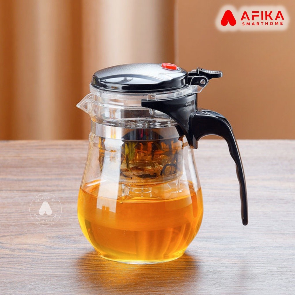 Jual Teko Kaca Teh Ramuan Herbal Kopi Tahan Panas Pitcher dengan ...