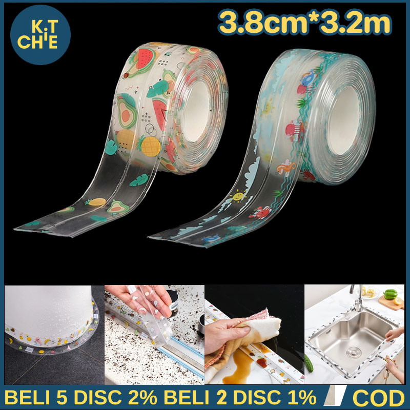 Jual KC Seal Tape Strip Sticker Dekorasi Sink Stiker Keramik Dapur ...