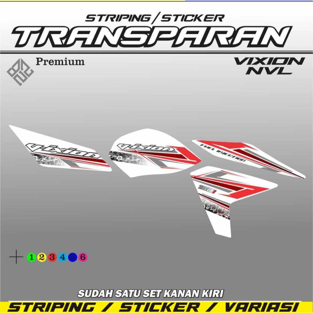 Jual STRIPING LIST STIKER TRANSPARAN YAMAHA VIXION NEW NVL SPESIAL GRAFIS TERBARU STIKER LIST ...
