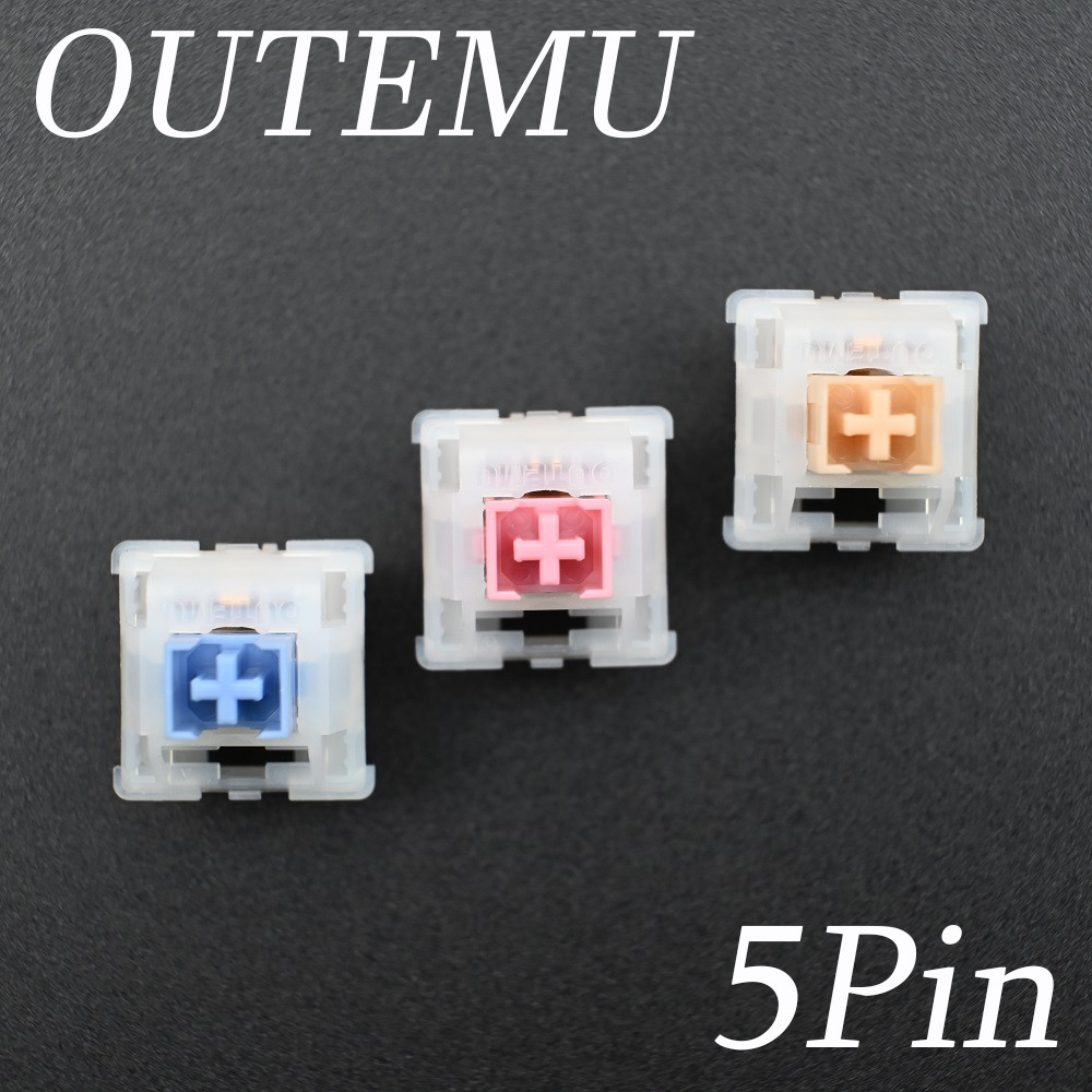 Jual Outemu Switches Mechanical Keyboard Lubed Switch 5Pin Silent ...