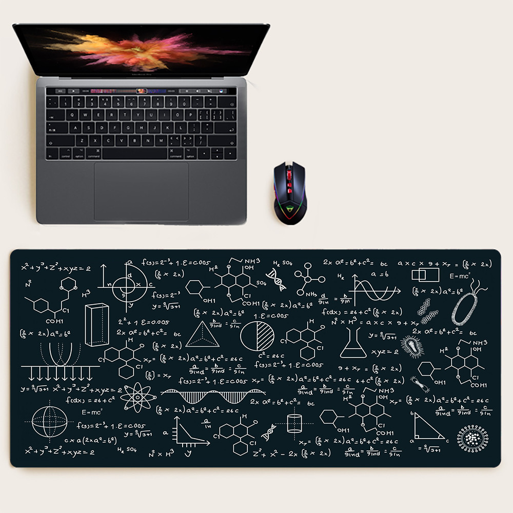 Jual E=mc2 Formula Science Desk Mat Cute, Gaming Mouse Pad, Desk Mat ...