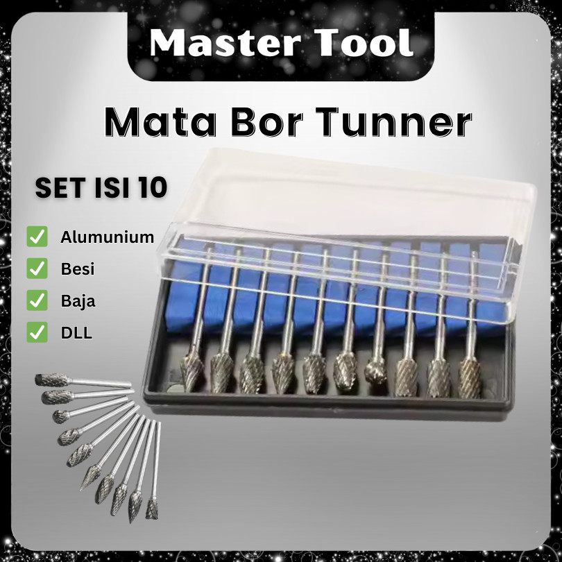 Jual Master Tool ⭐Garansi 1 Tahun⭐ MATA BOR TUNER CUNER PORTING SET ISI ...