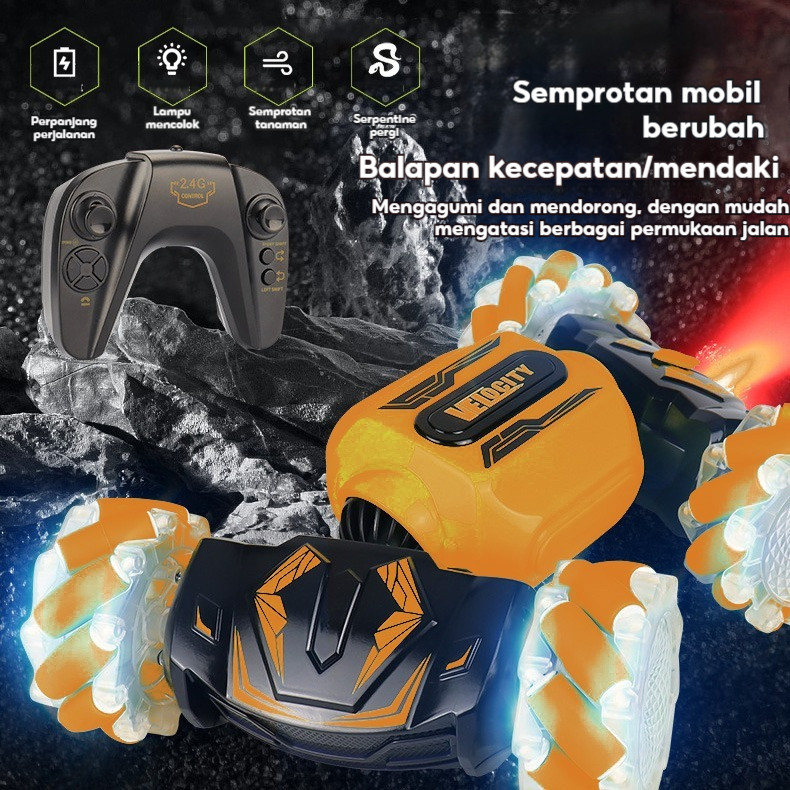 Jual RC Stunt Car Mobil Akrobat Remote Control Dengan Lampu Berwarna ...
