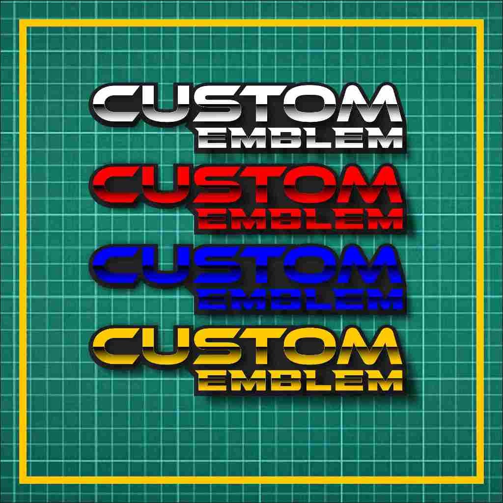 Jual EMBLEM MOTOR CUSTOM EMBLEM AKRILIK CUSTOM 2 PCS EMBLEM MOTOR ...