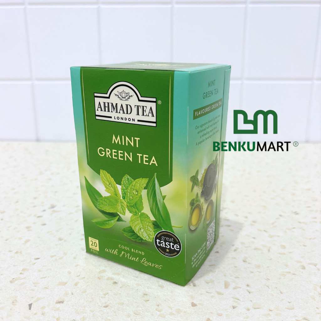 Jual Ahmad Tea Mint Green Tea - 40gr | 20 Tea Bags | Shopee Indonesia