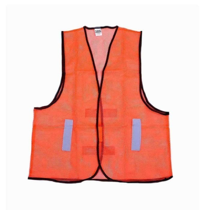 Jual Rompi Orange Oren Hijau Rompi Proyek Jaring Jala Safety Vest ...
