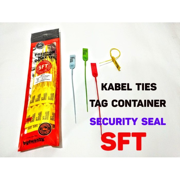 Jual Isi 20 Pcs Kabel Ties Label Container Safety Tag Cable Tie Nylon ...