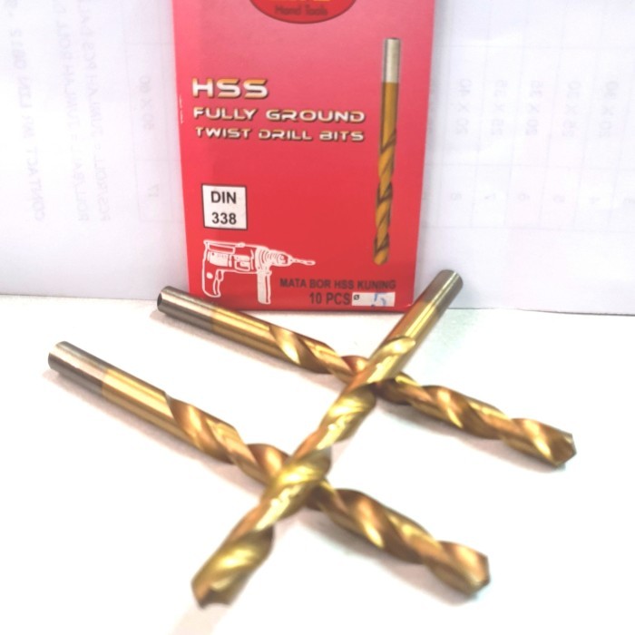 Jual Mata bor besi kuning ATS 3mm - Bor besi kuning ATS 3mm | Shopee ...