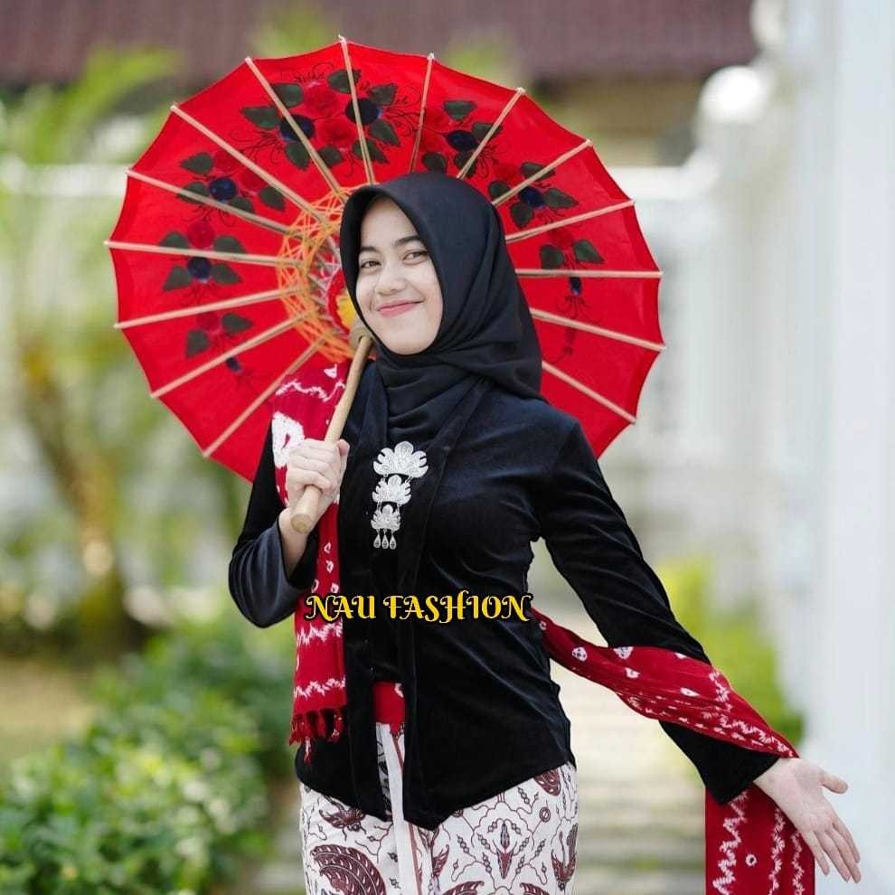 Jual Kebaya Kutu baru Polos Bludru Termurah kekinian Varian (WARNA LENGKAP) | Shopee Indonesia