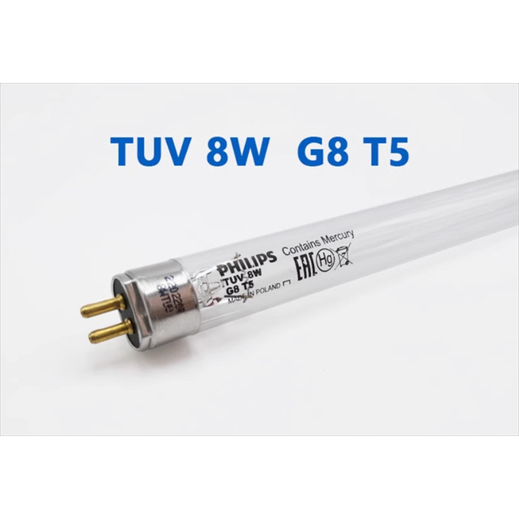 Jual GARANSI READY 8W PHILIPS TUV LAMPU UV 8 WATT PHILIPS TUV 8W UV LAMP Germicidal Steril LAMPU ...