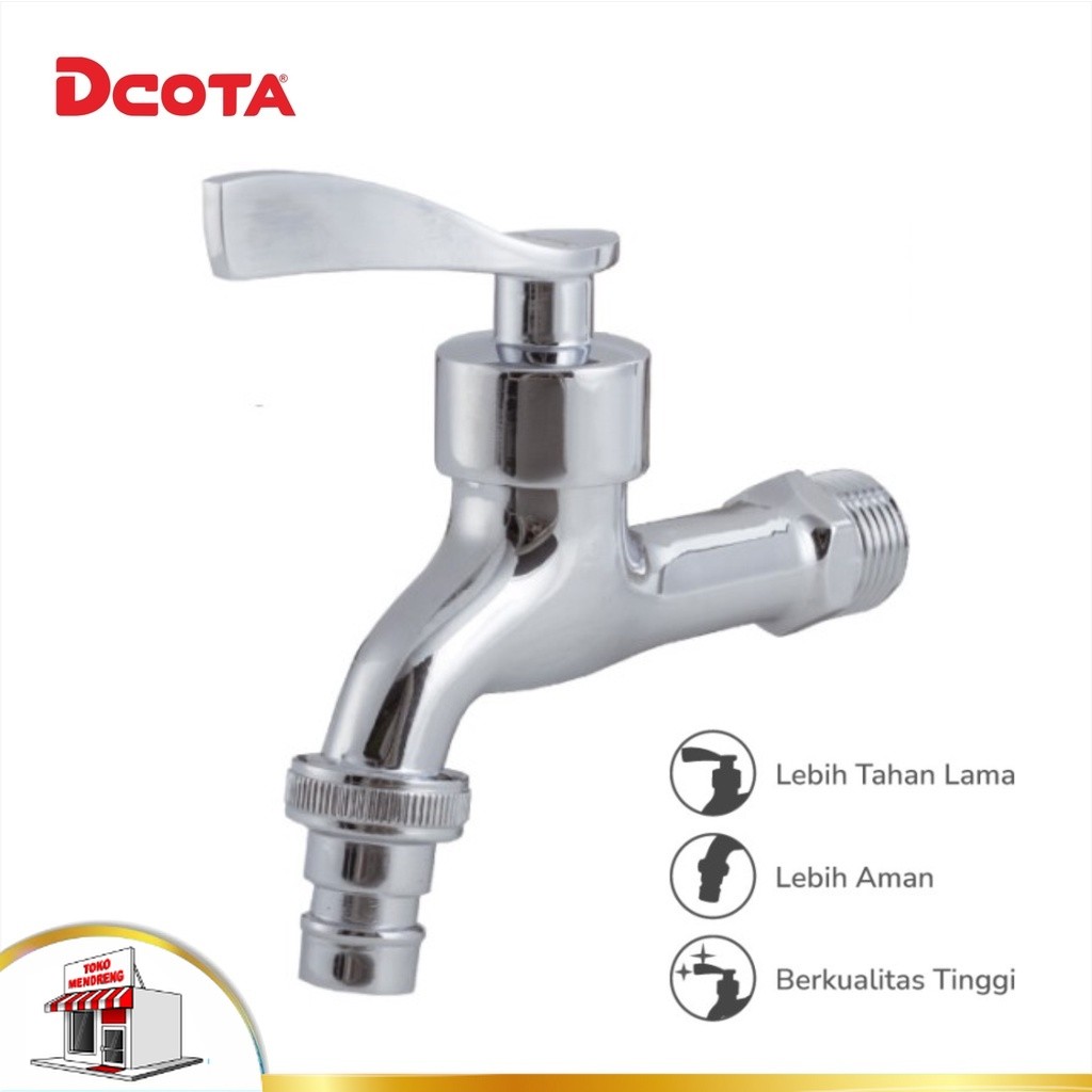 Jual DCOTA DT 03 Kran Taman Keran Tembok 1/2" Garden Tap Stainless Steel | Shopee Indonesia