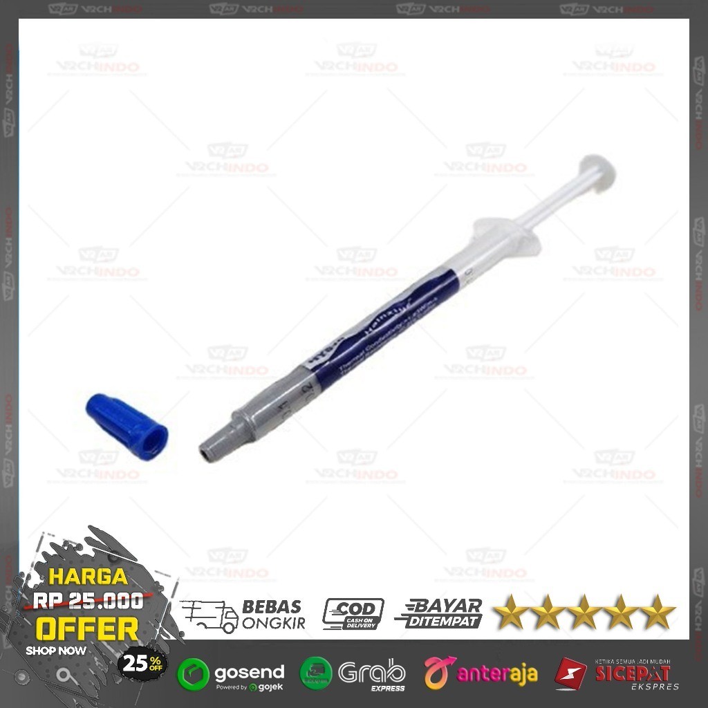 Jual Thermal Pasta Paste CPU Processor PC Komputer / Laptop / HP / PS ...
