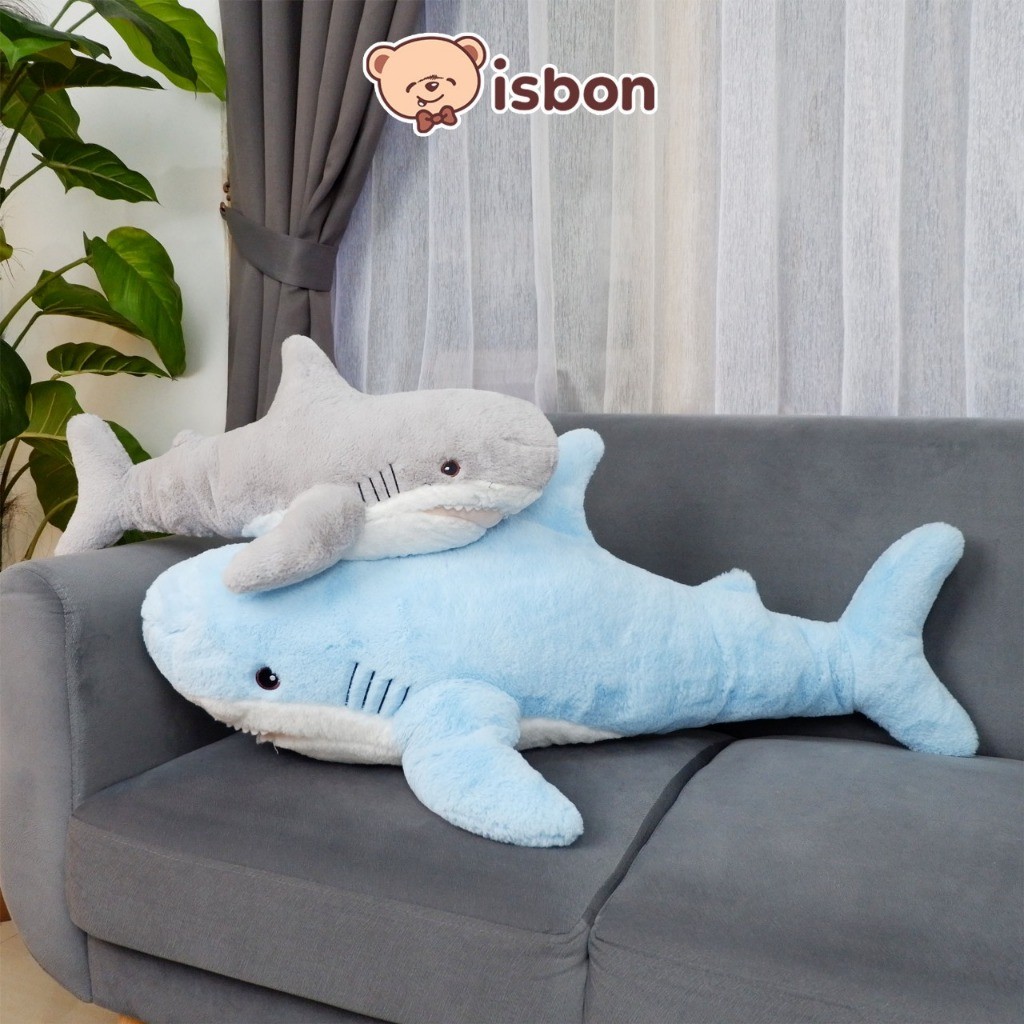 Jual ISTANA BONEKA Hiu Bulu Halus Shark Grey 23in Ocean Mainan Anak ...