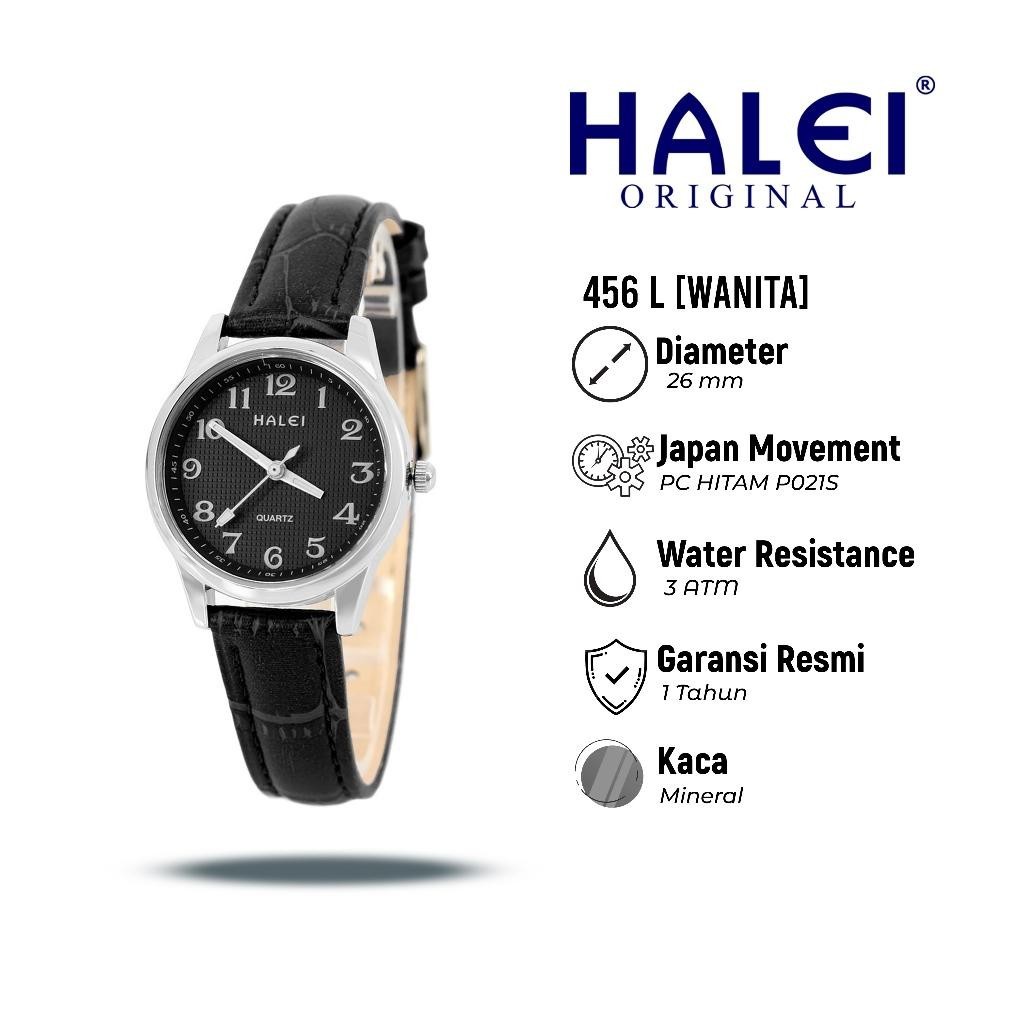 Jual Halei Watch 456 L - Jam Tangan Wanita Kulit Analog Kekinian ...