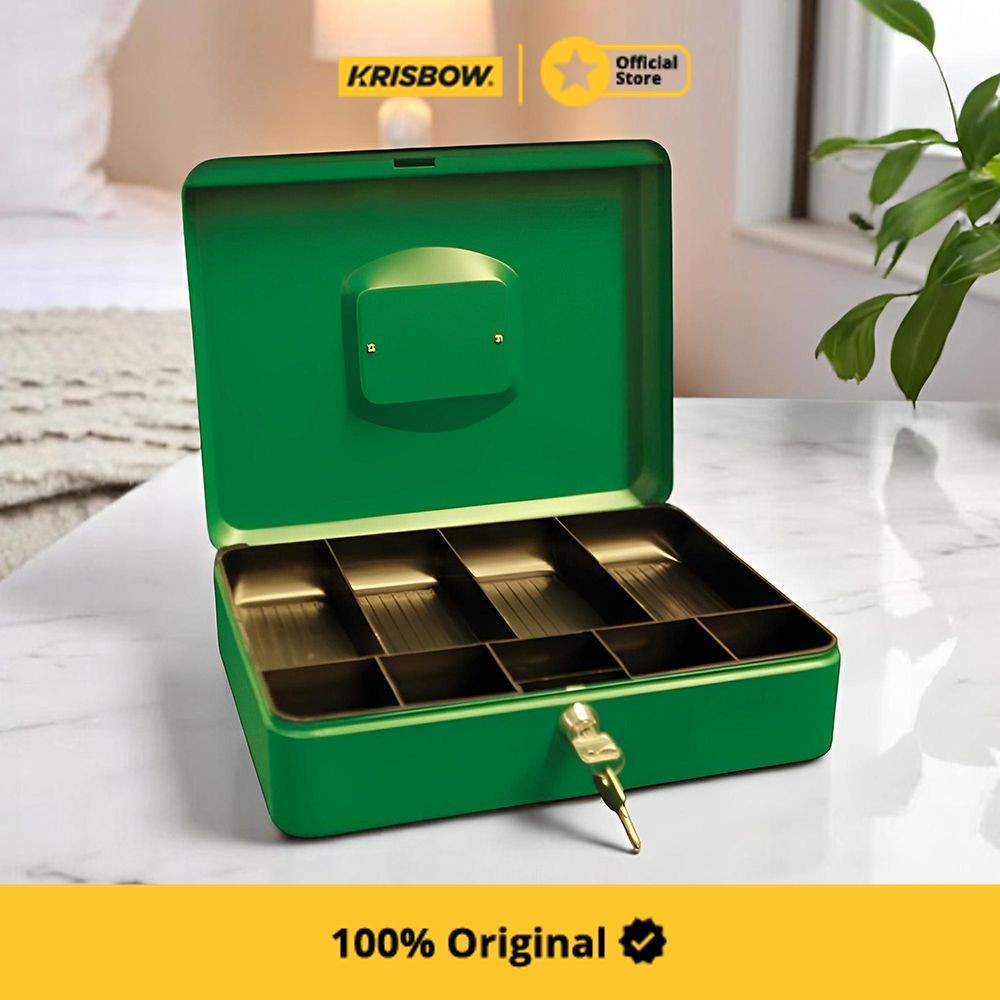 Jual Krisbow Cash Box 30x24x9 cm - Hijau | Shopee Indonesia