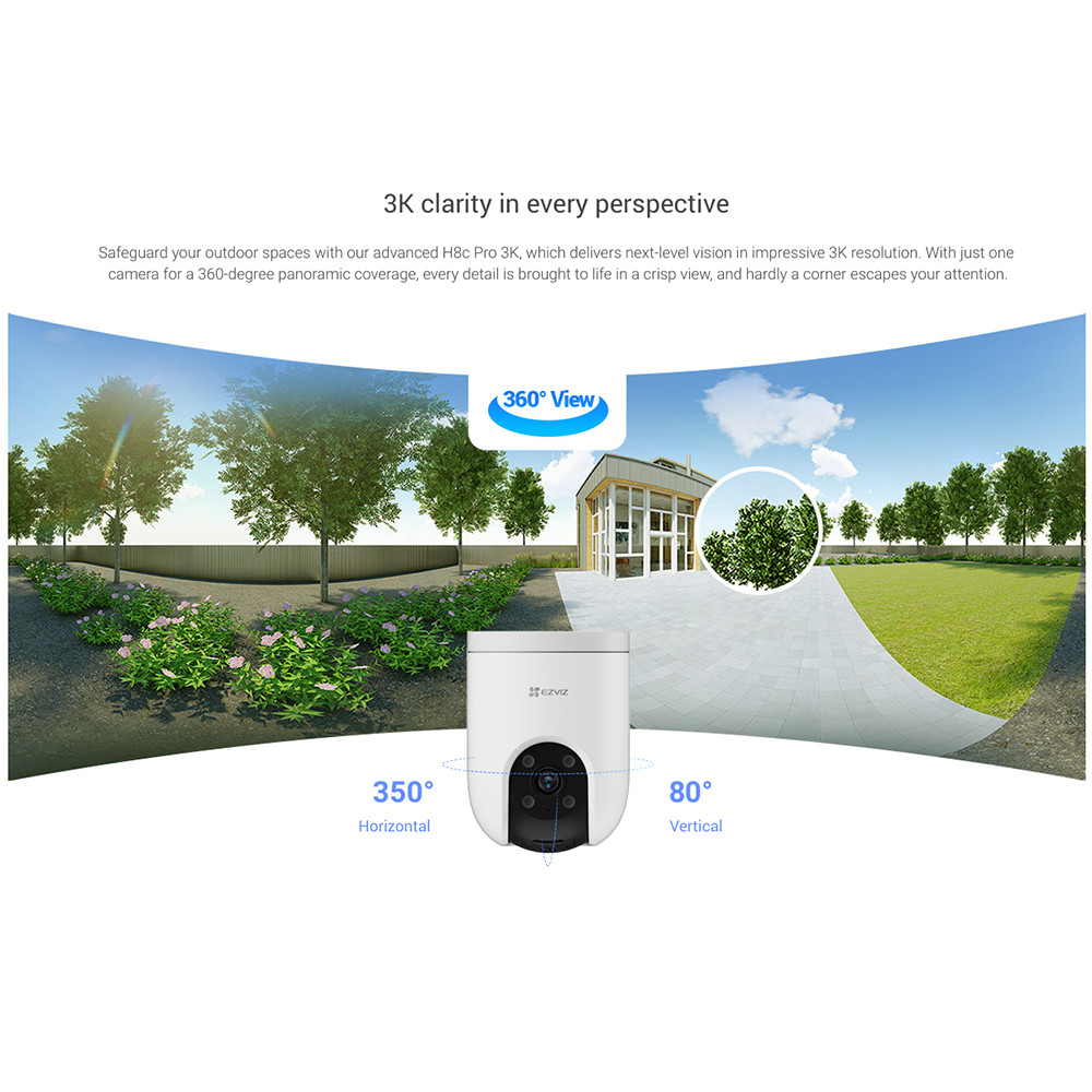 Jual EZVIZ H8C-PRO-8MP 8MP COLORNIGHT VISION 2 WAY PAN TILT OUTDOOR ...