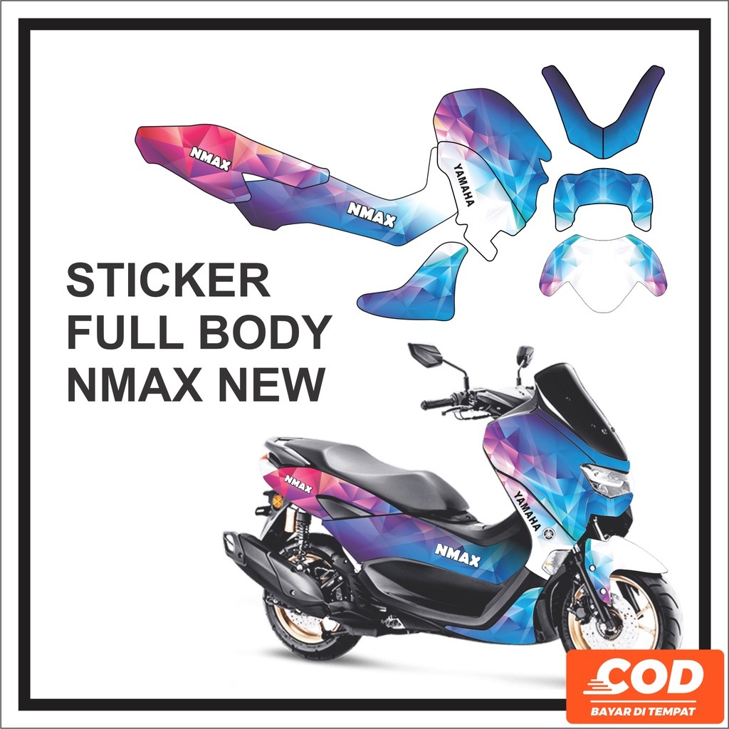 Jual Stiker Motor YAMAHA NMAX 2015 - 2019 Full Body, Decal Custom ...
