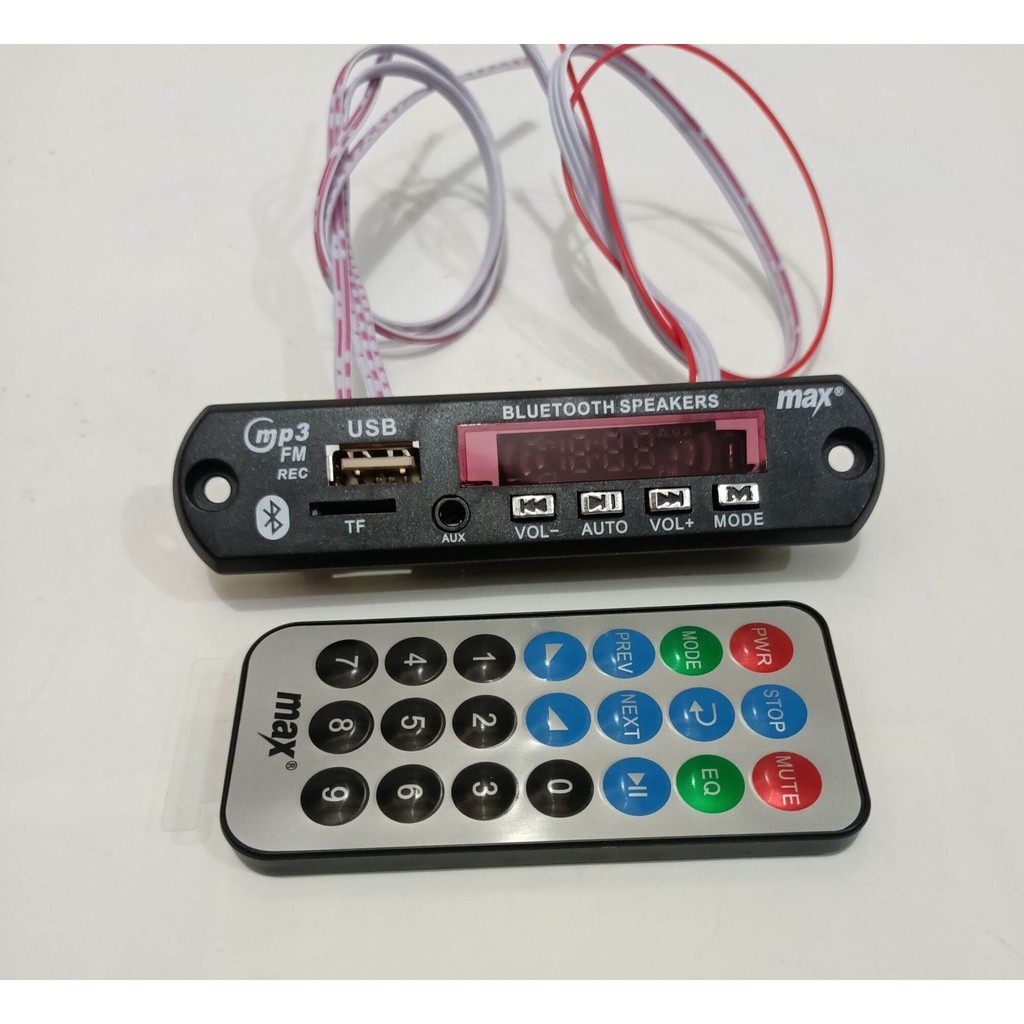 Jual MODUL SPEAKER MP3 USB,SD,BLUETOOTH RADIO KIT MODUL MAX | Shopee ...