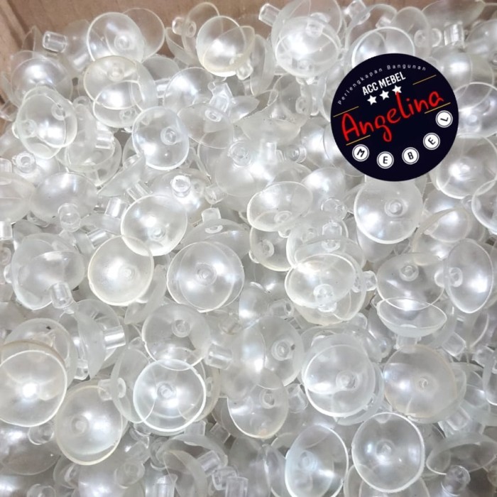 Jual Kop Kaca Karet Ganjal Meja / Cop Karet Bening / Penahan Tataan ...