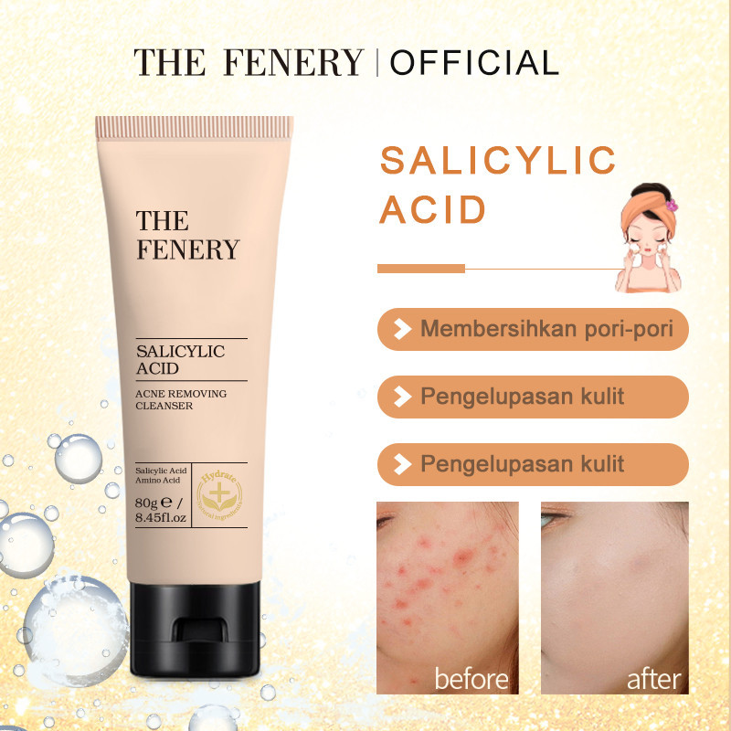 Jual The Fenery Salicylic Acid Acne Removing Cleanser 80ml - Facial ...