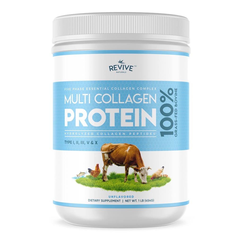 Jual Revive Naturals Multi Collagen Hydrolyzed Protein Powder (16oz ...