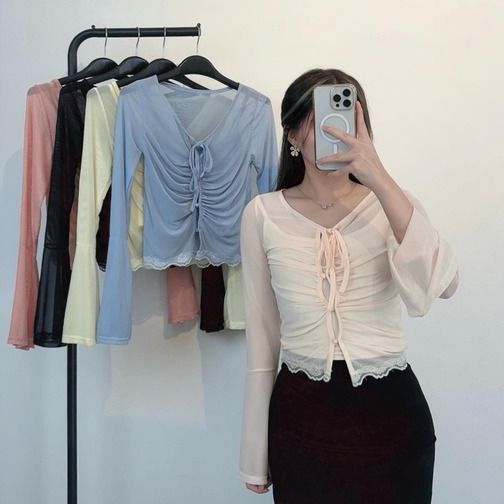 Jual MODAMYTH OS02 - Atasan Lengan Panjang 1 Set Cardigan Plus Tanktop Knitwear / Setelan Atasan ...