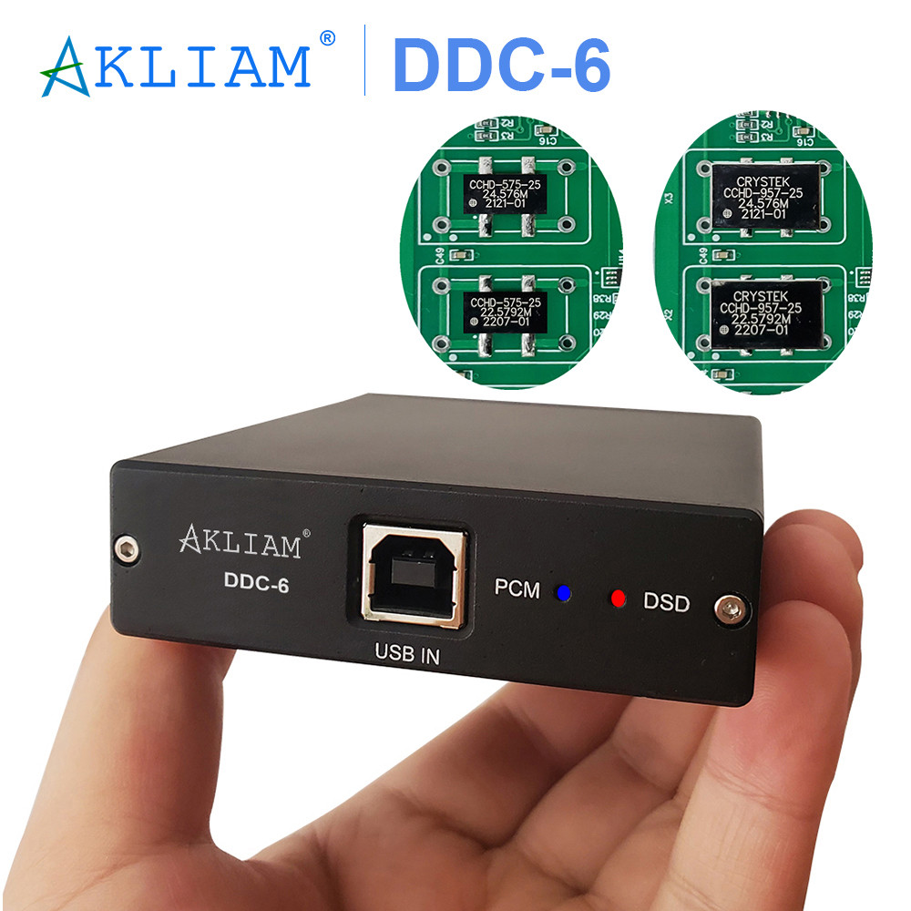 Jual AkLIAM DDC6 CRYSTEK CCHD-957/575-25 XMOS XU208 USB Digital Interface Sound Card DSD256 PCM ...