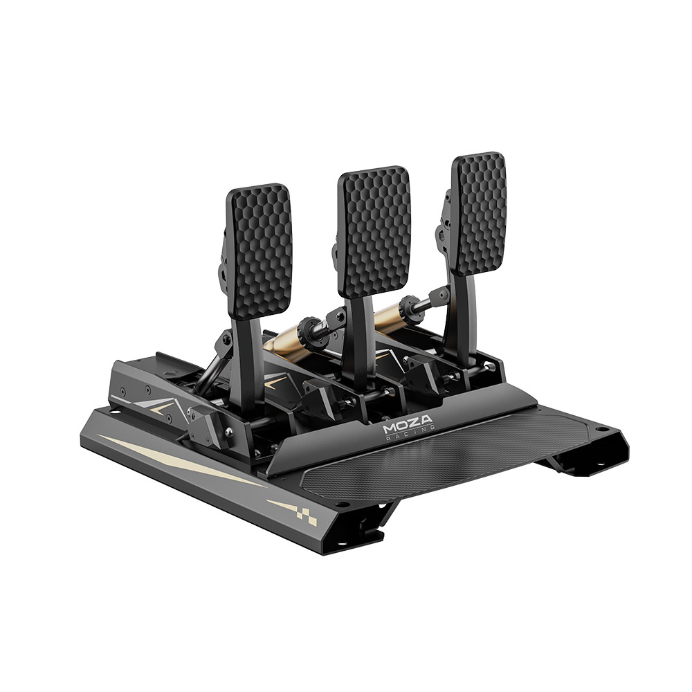 Jual MOZA CRP2 Load Cell Pedals Carbon Fiber Heel Plate/ 200K Load Cell ...